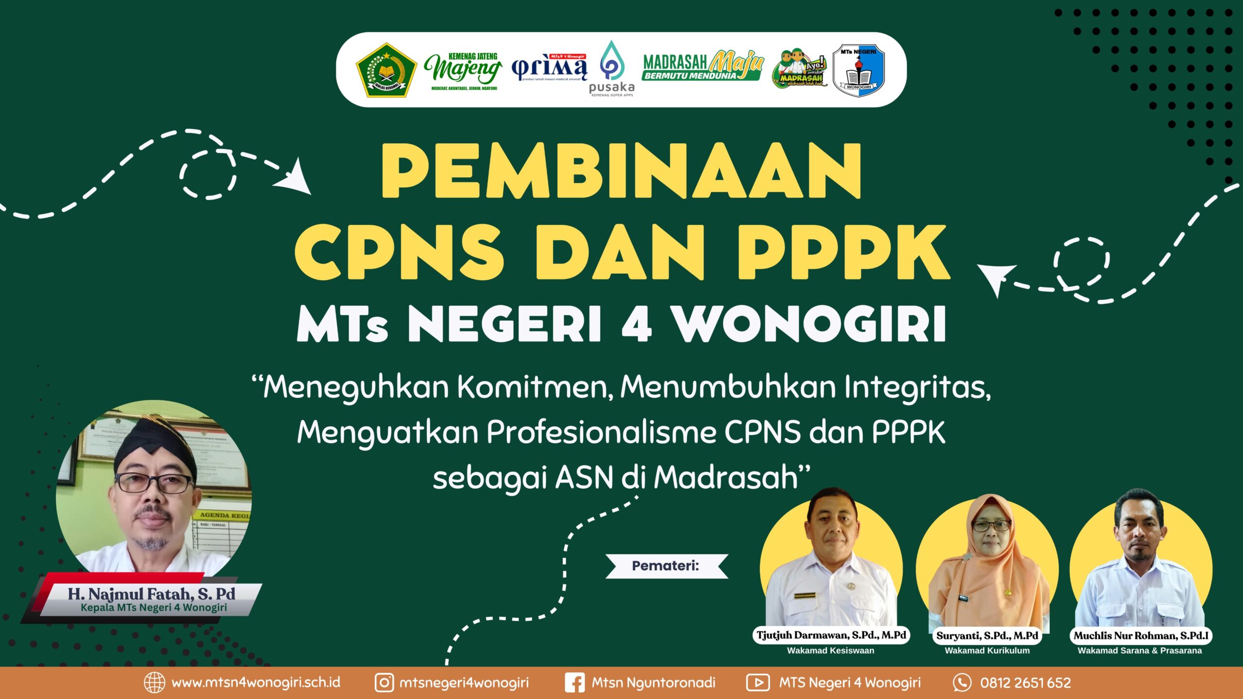 Meneguhkan Komitmen, Menumbuhkan Integritas: Pembinaan CPNS & PPPK MTsN ...